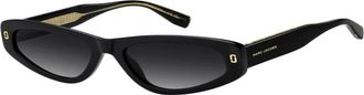 Marc Jacobs Rechteckige Sonnenbrille - - Accessories - Damen - Schwarzk - 55 MM