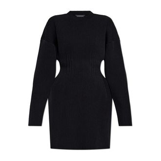 Balenciaga Gestreiftes Kleid - - Dresses - Damen - Schwarzk - S
