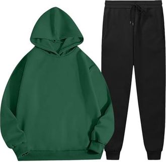 Generic Ensemble de vêtements de détente pour femme, survêtement à capuche pour femme, ensemble complet, sweat-shirts confortables, pantalons de jogging, tenu