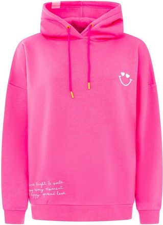 Zwillingsherz Hoodie SHINE BRIGHT Kapuze mit Kordel, Statement Motive, Eingriffstaschen