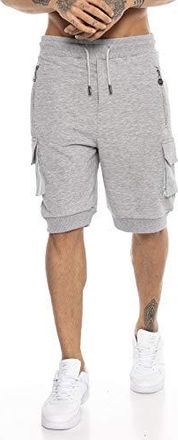 Red Bridge Short de Sport pour Hommes avec Poches latérales Gris