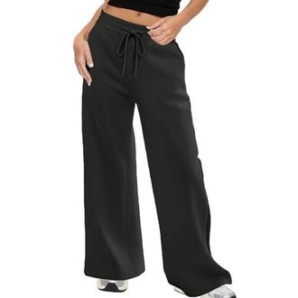 Generic Pantalon de jogging pour femme 2025, coupe droite, polaire &eacute;lastique, pantalon de jogging confortable avec costume pour femme &eacute;l&eacute;gant et festif avec p