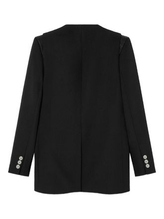 Versace Womens Blazer Black Virgin Wool Jacket