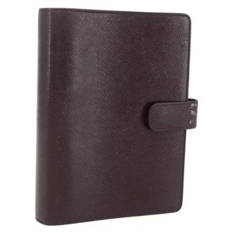 Louis Vuitton Accessoire de bureau &agrave; domicile en cuir Pre-owned - Femme - Pre-owned - Brun - Taille: ONE Size