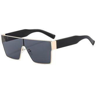 Generic Lunettes De Soleil Carr&eacute;es For Hommes, Sports Plein Air, Vacances, Femmes, D&eacute;coration F&ecirc;te(Black)