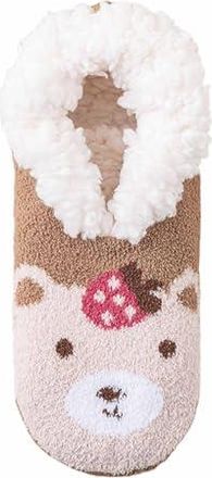 Generic Lettre ornement pour bas et chaussons dhiver dint&eacute;rieur doubl&eacute;s en polaire confortable avec silicone pour plus de chaleur et de confort porte-jarretel