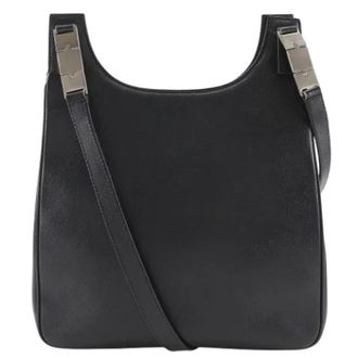 Ferragamo Pre-owned Leder Schultertasche - - Pre-owned - Damen - Schwarzk - ONE SIZE
