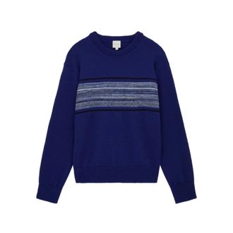 Paul Smith Rundhals-Strickpullover - - Knitwear - Herren - Blau - S