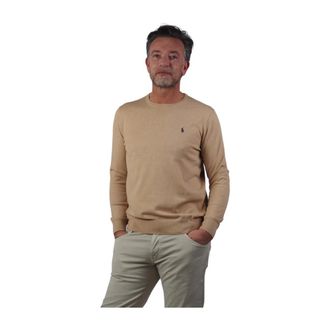 Ralph Lauren Polo beige Rundhalsausschnitt Herrenpullover - L- CAM - - Knitwear - Herren - Beige - L