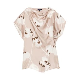 SOEUR Fedora Floral Blouse - - Tops - Damen - Beige - XS