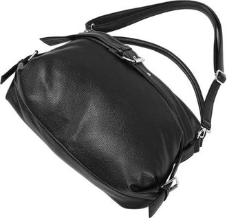 Soimiss Paquet Cabas Femme Grosse Capacit&eacute; Noir Paquet Bandouli&egrave;re R&eacute;tro Punk Polyvalent pour Travail Courses et D&eacute;placements Quotidiens