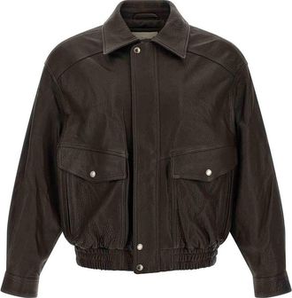 Dunst Blouson En Cuir - Marron