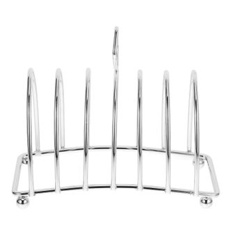 BESPORTBLE Toastständer aus Edelstahl Brotregal mit Separatem Fach Multifunktionaler Küchen und Tisch Toasthalter für Täglichen Gebrauch