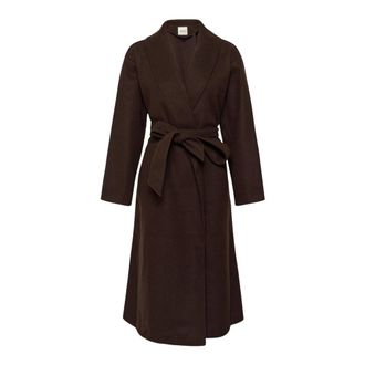 Cream Marigold Light Wrap Coat - Femme - Manteaux - Brun - Taille: 46 FR
