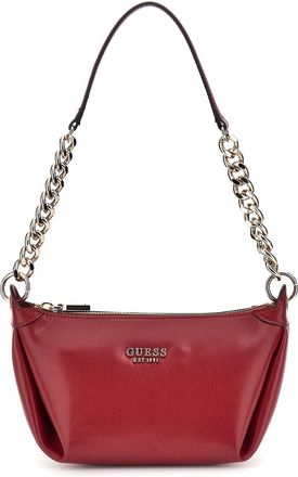 Guess Eco Evaine Top Zip Shoulder Bag Red