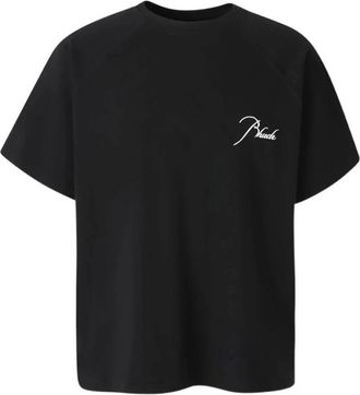 Rhude Homme, Tops, Noir, Taille: S T-Shirt Raglan Classique