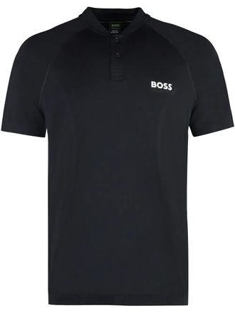 BOSS x Matteo Berrettini polo à appliqué - Noir