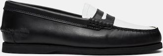 Timberland klassischer Bootsloafer f&uuml;r Herren in Schwarz/Wei&szlig;, Herren, Schwarz, Gr&ouml;&szlig;e