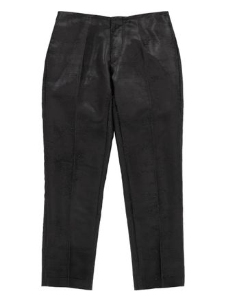 Maison Margiela pantalon à effet froissé - Noir