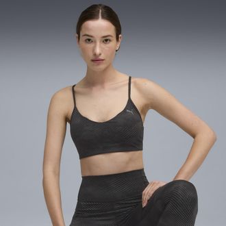 Puma Brassi&egrave;re de sport CLOUDSPUN Femme, V&ecirc;tements, Noir, 3XL