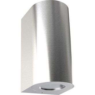 Nordlux Applique murale canto Maxi 2 Acier inoxydable Inox, H.17.2 - IP44 - GU10 / Nordlux Ext&eacute;rieur