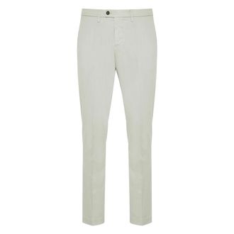 Corneliani Homme, Pantalons, Gris, Taille: L Pantalon en Lyocell et Coton avec Poches