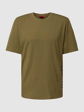HUGO BOSS Relaxed Fit T-Shirt mit Label-Print