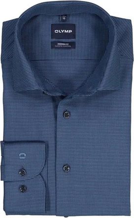 Olymp Herren Hemden blau Kent