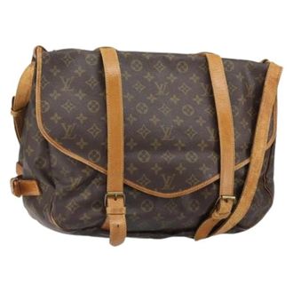 Louis Vuitton Sac bandouli&egrave;re en toile Pre-owned - Femme - Pre-owned - Brun - Taille: ONE Size