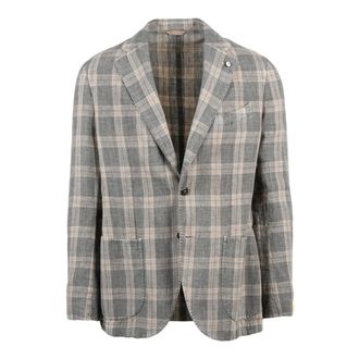 L.B.M. 1911 L.b.m. 1911, Homme, Vestes, Gris, Taille: L Giacca Stondata