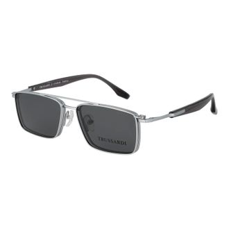 Trussardi Brillenfassung mit Sonnenbrillen-Clip TSM1047GT 03A 54 & TSM1047GT 03AG 54