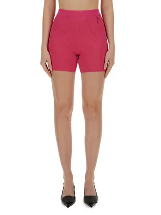 Jacquemus Viscose Blend Shorts - Pink