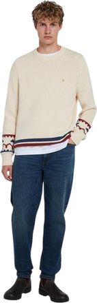 Farah Alverstone Sweatshirt f&uuml;r Herren, Regul&auml;r (Cremefarbe)