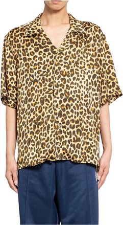 Stockholm Surfboard Club Stockholm Surfboard Club, Homme, Chemises, Jaune, Taille: S Fluid Short Sleeve Shirt