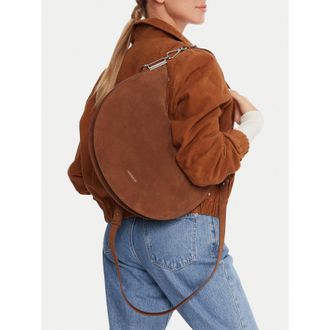 Coccinelle Handtasche Coccinelle QKG Coccinellesunup Suede E1 QKG 13 01 01 Braun