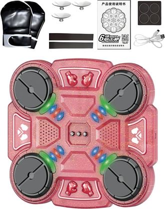 Generico Boxmaschine, verstellbare Trainingsausr&uuml;stung, Musikschlagmaschine zur Wandmontage, f&uuml;r den Innenbereich, Fitnessstudio, Spielzimmer