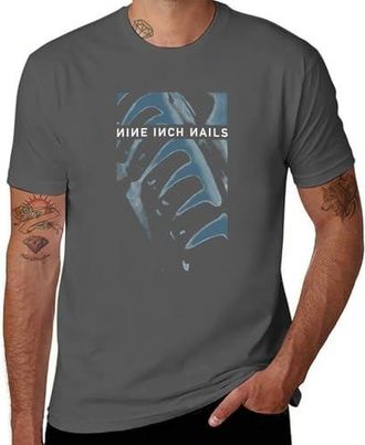 Generic Nine Inch|Nails Pretty Hate Machine Band Logo, T-shirt Homme, style gris fonc&eacute;, L