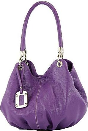 modamoda.de sac sac italien en cuir &eacute;pais 228, Couleur:pourpre