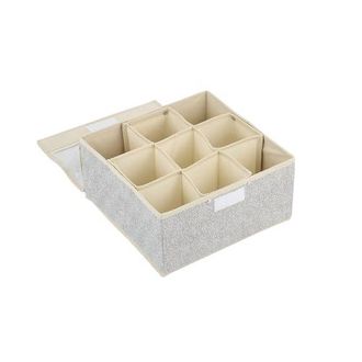 MSV MS4829 Aufbewahrungsbox Mikrowelle, Nicht gewebt, 9 CPTMS, Grey, 26.5 x 26.5 x 13