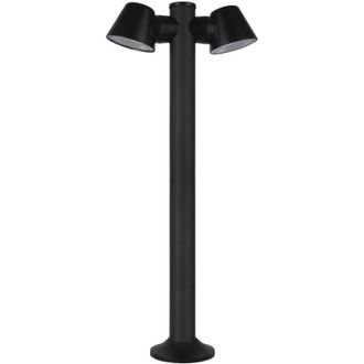 Forlight Forlight - Cone - Baliza de Jard&iacute;n con 2 Focos Orientables GU10 para Exterior con IP54 de Color Negro