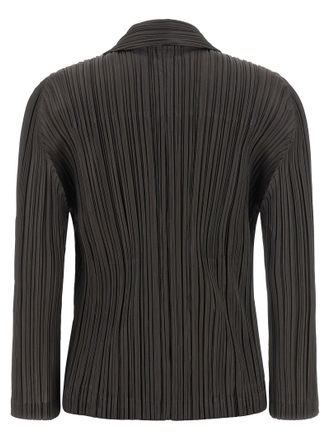 Pleats Please Issey Miyake Blazer - Anthracite Gray