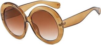 Generic Lunettes De Soleil Vacances &Agrave; Monture Large For Hommes For Femmes En Plein Air(Brown)