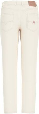 Guess Pantalon coupe droite en coton m&eacute;lang&eacute;