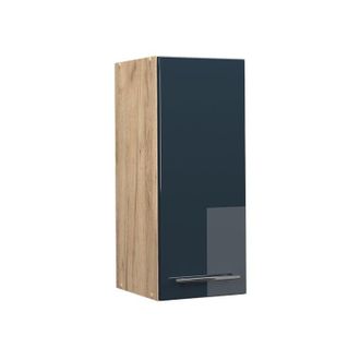 Vicco El&eacute;ment haut de cuisine Fame-Line, Bleu fonc&eacute; brillant, 30 cm
