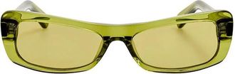 Jacquemus unisex, Accessoires, Vert, Taille: ONE Size Lunettes de soleil Capri