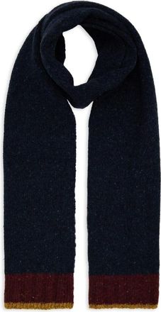 Gallo Gallo, Homme, Accessoires, Multicolore, Taille: ONE Size Wool Scarf with Contrast Trim