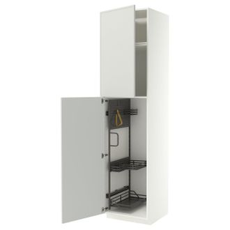 IKEA METOD Hochschrank mit Putzschrankeinr