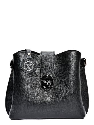 Luisa Vannini Schwarz Rindsledertasche