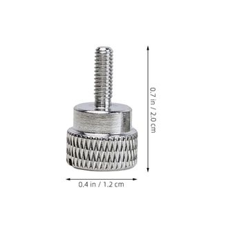 Supvox 15 St&uuml;ck N&auml;hfu&szlig;schrauben aus Metall R&auml;ndelschrauben zur Schnellen Befestigung von N&auml;hmaschinenf&uuml;&szlig;en Kompatibel mit Verschiedenen N&auml;hmaschinen Stabile 