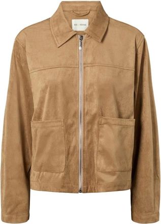 Rue de Femme RUE de Femme, Femme, Vestes, Brun, Taille: 42 FR Leather Vestes